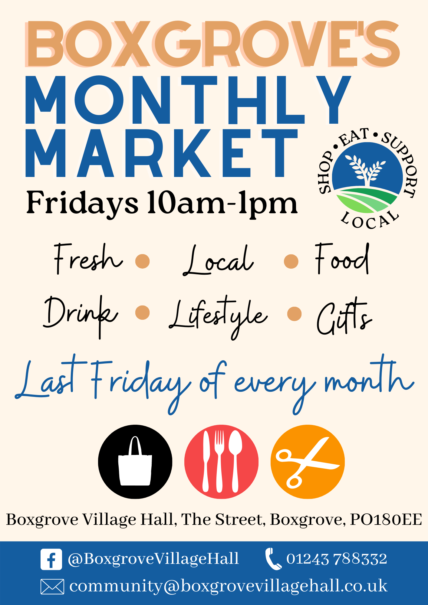 What's on - Boxgrove Village Hall